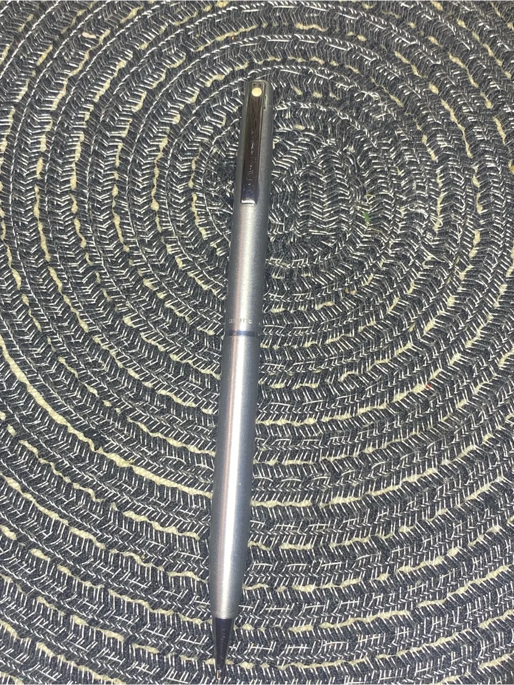 Sheaffer | Office | Vintage Sheaffer 444 Sleek Silver Metal Mechanical ...